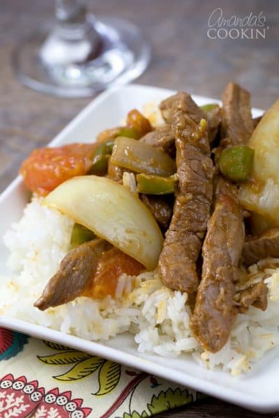 Chinese Pepper Steak: restaurant inspired stir fry at home