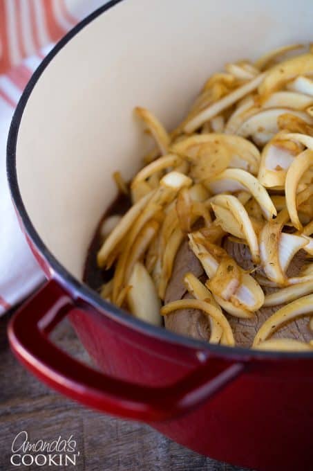 Amish Pot Roast: a dutch oven recipe for a deliciously tender roast