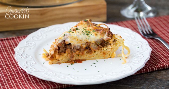 Spaghetti Pie: A comfort classic meal that's super easy to make!