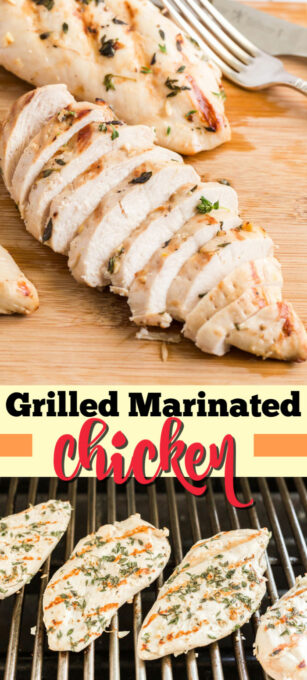 Grilled Chicken in Garlic Marinade - Amanda's Cookin'