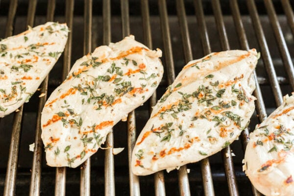 Grilled Chicken in Garlic Marinade - Amanda's Cookin' - Chicken & Poultry