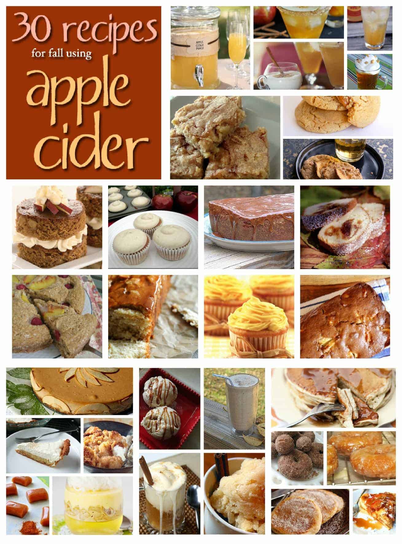 30+ Apple Cider Recipes for Fall - Amanda's Cookin' - Recipe Collections