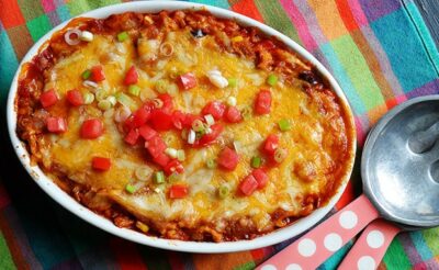 Chicken Tostada Casserole - Amanda's Cookin'