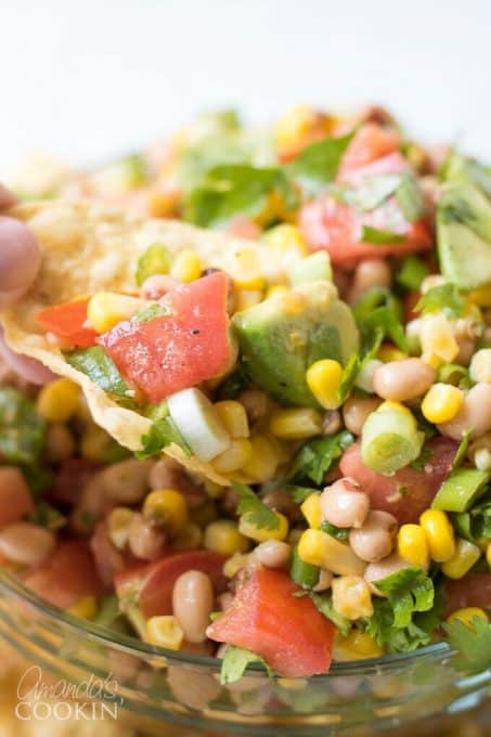 Cowboy Caviar Recipe - a popular potluck and BBQ appetizer!
