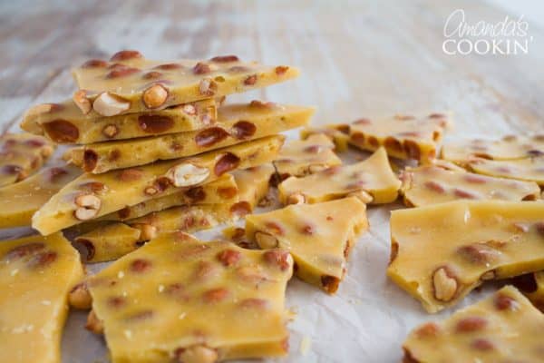 Peanut Brittle: Christmas Candy - Amanda's Cookin'