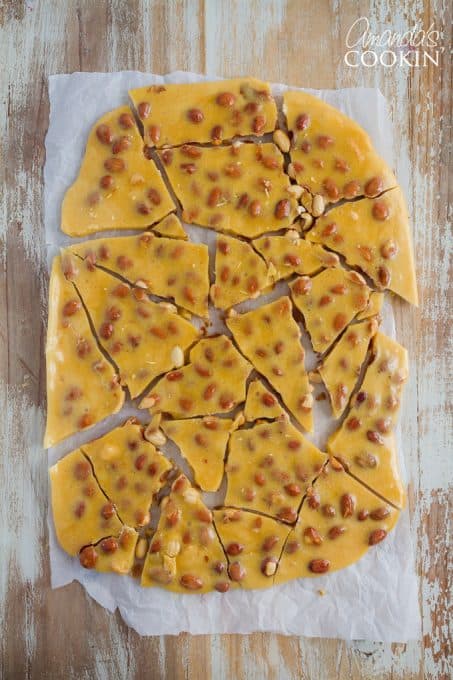 Peanut Brittle: Christmas Candy - Amanda's Cookin'