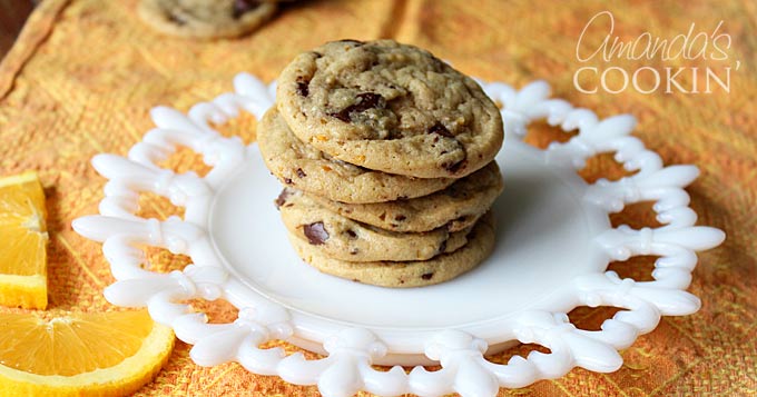 Orange Chocolate Chip Cookies: orange chocolate cookies