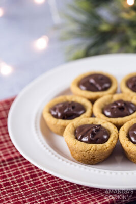 Peanut Butter Fudge Cookies - Amanda's Cookin' - Cookies & Bars