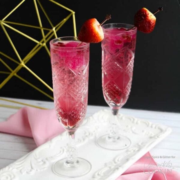 Cupid's Cocktail: a Valentine's Day cocktail infused with fruit