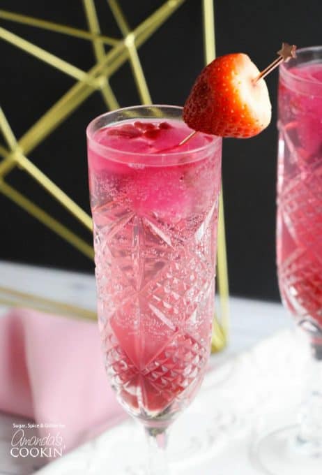 Cupid's Cocktail: a Valentine's Day cocktail infused with fruit