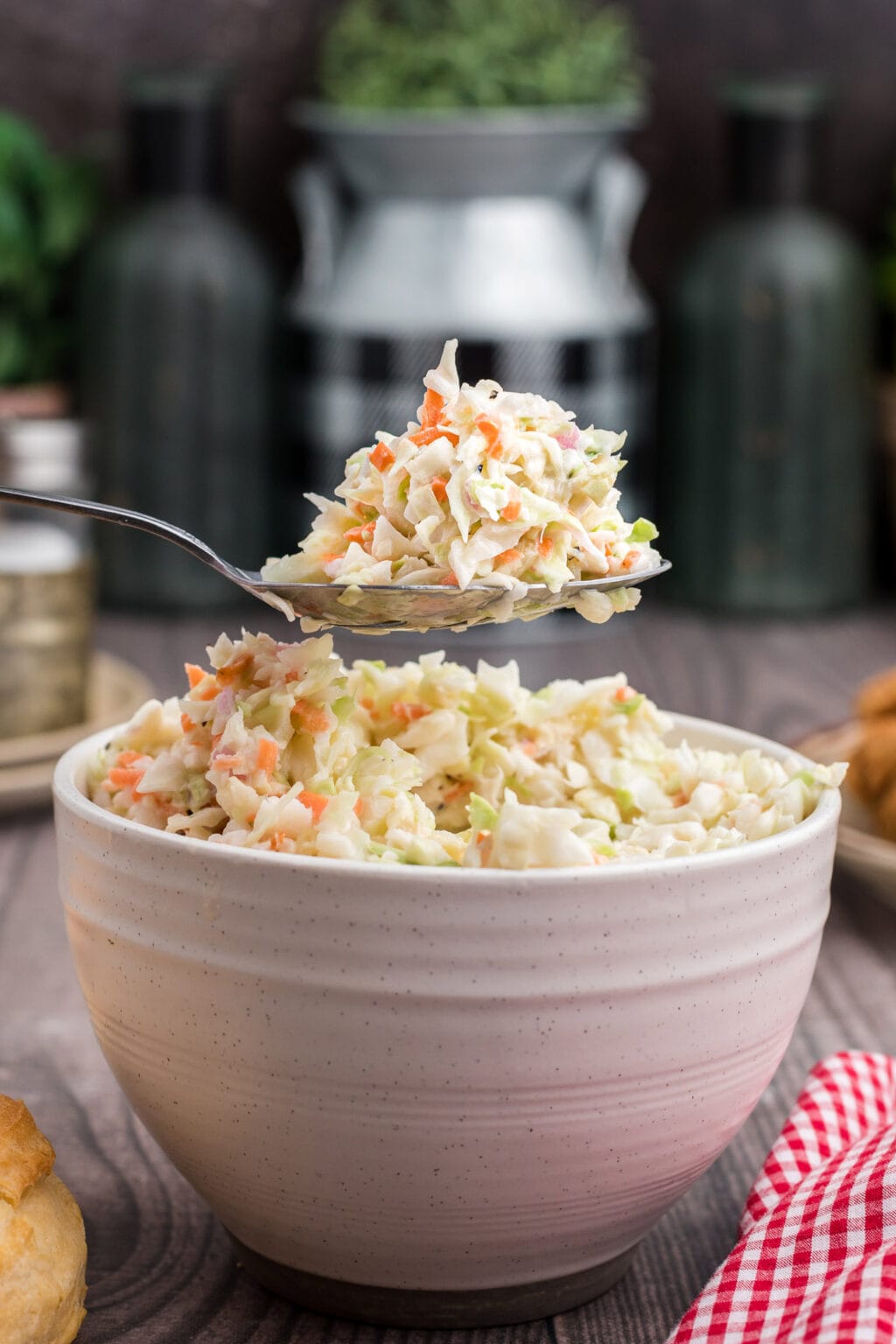 KFC Coleslaw Copycat - Amanda's Cookin' - Side Dish