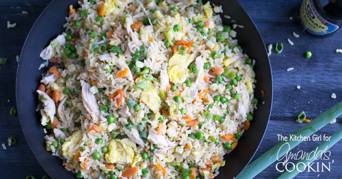 Easy Chicken Fried Rice Recipe - Amanda's Cookin'