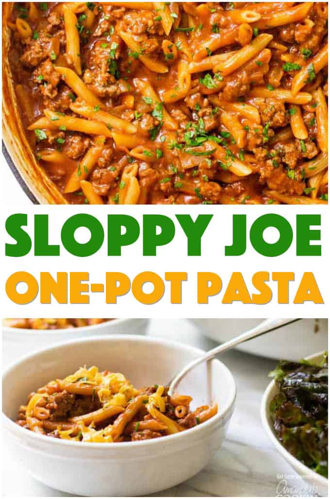 Sloppy Joe Pasta: a simple yet hearty pasta dish the whole family will ...