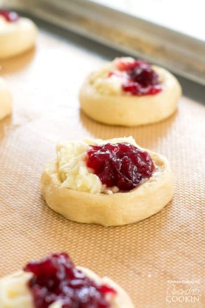 Cranberry Cream Cheese Pastries: a mouth-watering sweet-tart combo