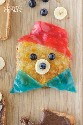 Paddington Bear Toast: fun and easy bear-shaped toast for breakfast!