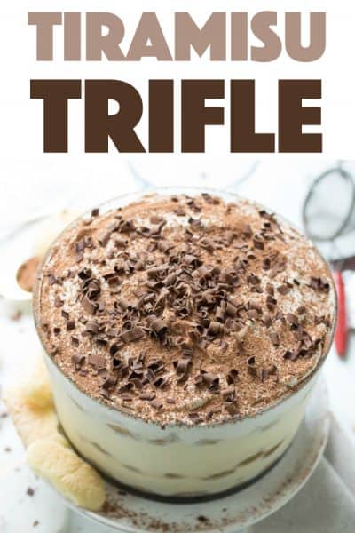 Tiramisu Trifle: a sophisticated and delicious trifle dessert