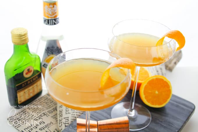 Sidecar Cocktail: a citrusy, slightly sour cocktail recipe