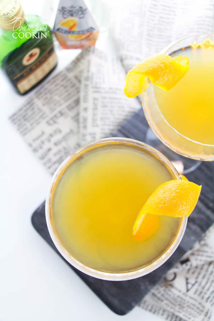 Sidecar Cocktail: a citrusy, slightly sour cocktail recipe