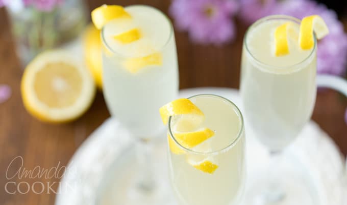French 75: a brunch cocktail with champagne and gin