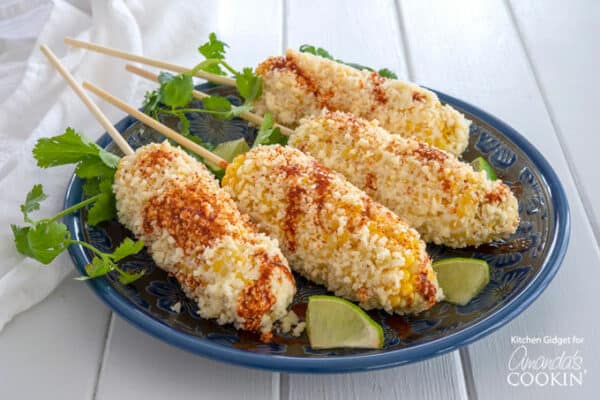 Mexican Corn: Mexican Street Corn on the cob with Latin spices