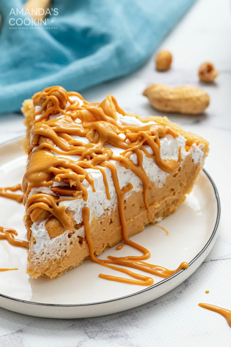 Peanut Butter Pie Recipe - Amanda's Cookin' - Pies & Tarts