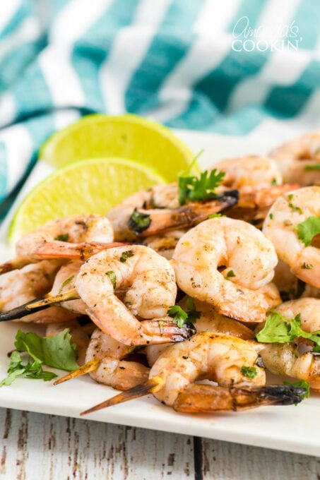 Grilled Shrimp Recipe - Amanda's Cookin' - Fish & Seafood