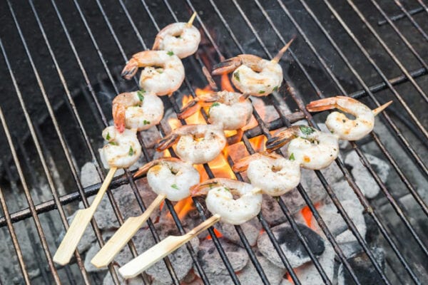 Grilled Shrimp Recipe - Amanda's Cookin' - Fish & Seafood