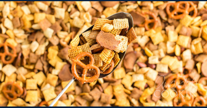 Chex Mix - the original recipe - Amanda's Cookin'