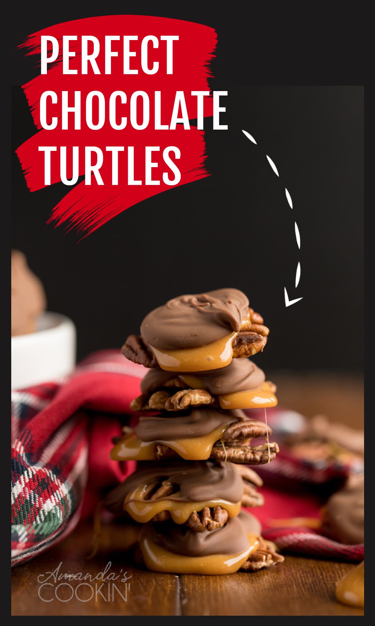 Chocolate Turtles Recipe - Amanda's Cookin'