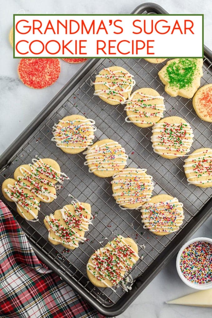 Sugar Cookie Recipe: Grandma's sugar cookies - Amanda's Cookin'