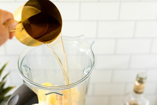 Pineapple Rum Slush - Amanda's Cookin' - Cocktails