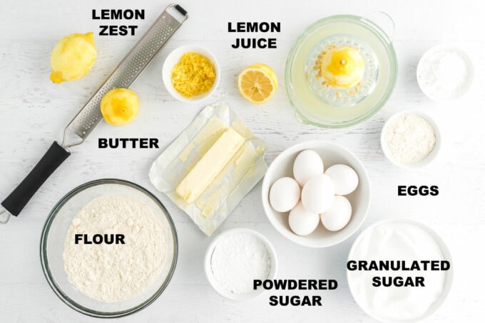 Lemon Bars Recipe - Amanda's Cookin' - Cookies, Brownies, & Bars