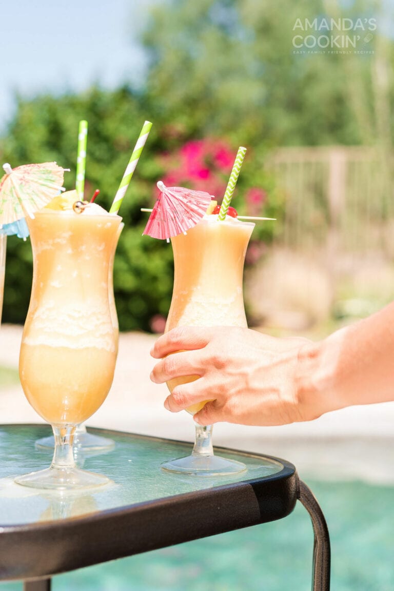 Pina Colada Recipe - Amanda's Cookin' - Cocktails