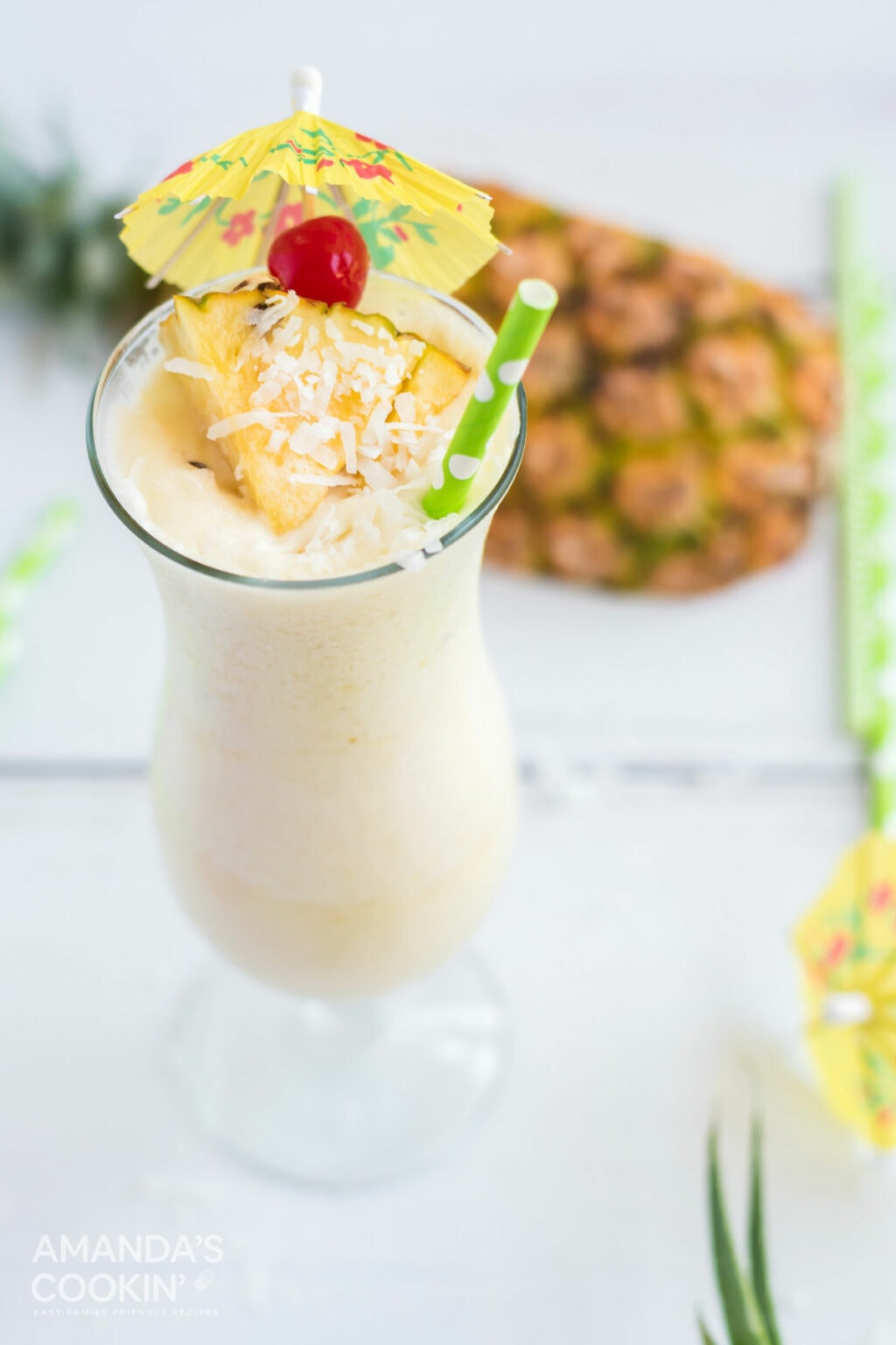 Pina Colada Recipe - Amanda's Cookin' - Cocktails