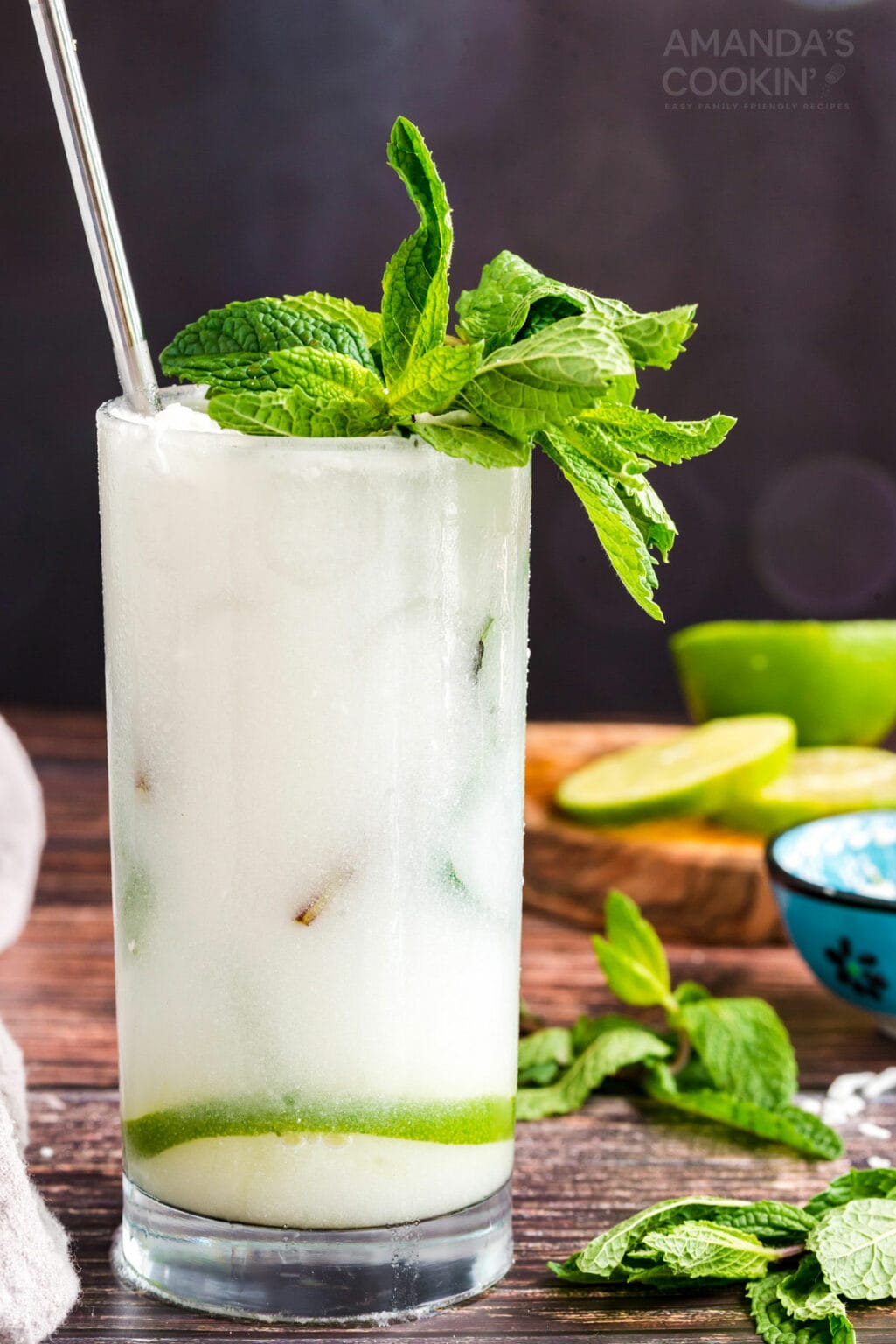 Coconut Mojito - Amanda's Cookin' - Cocktails