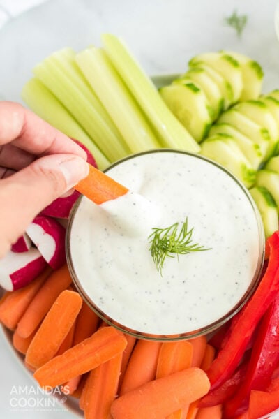 Creamy Dill Dressing - Amanda's Cookin' - Condiments