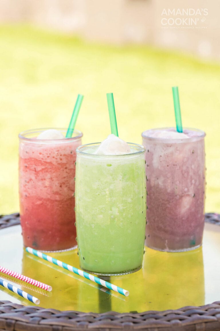 Slushies & Slushie Floats - Amanda's Cookin' - Ice Cream & Frozen Treats