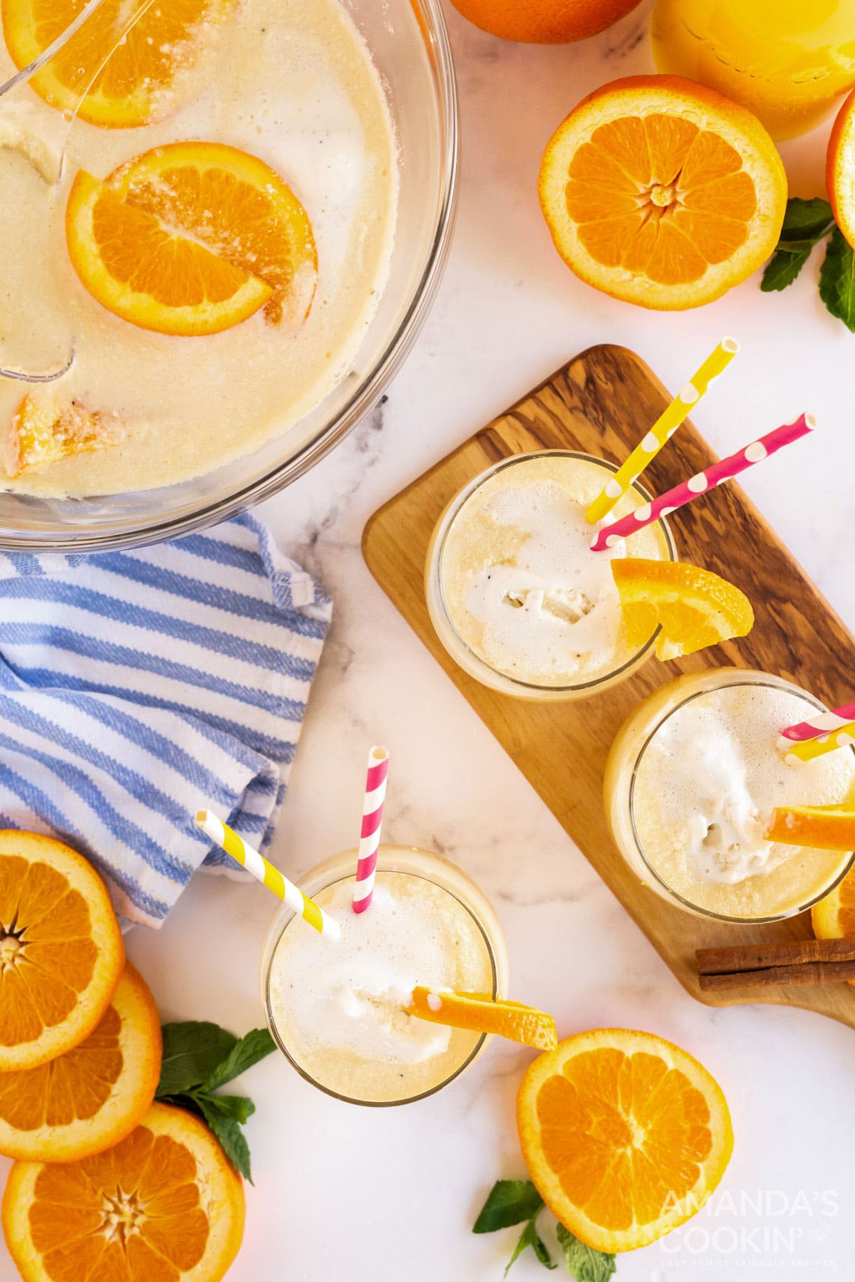 Vanilla Orange Punch - Amanda's Cookin' - Drinks