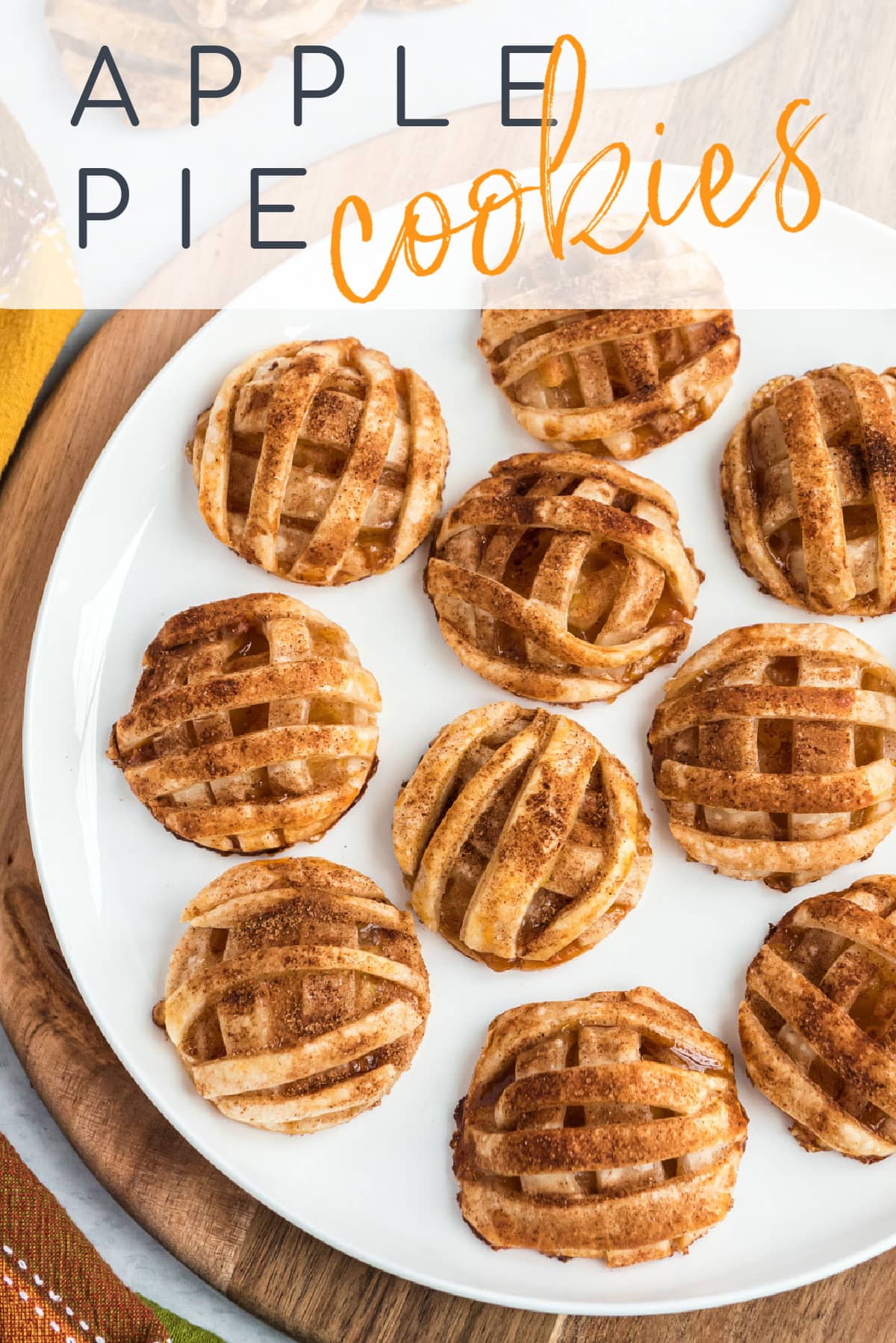 Easier Apple Pie Cookies - Amanda's Cookin' - Cookies, Brownies, & Bars