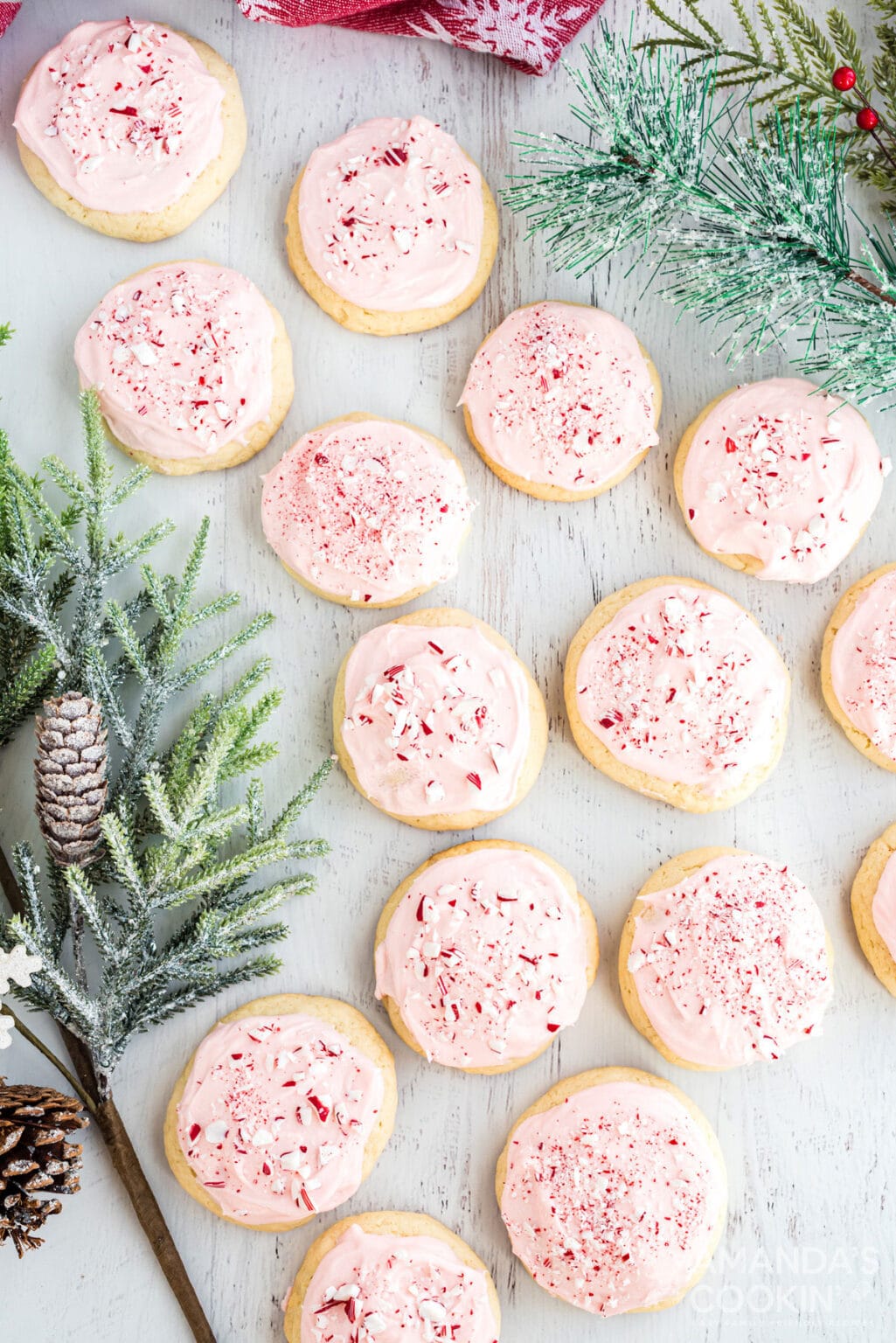 Peppermint Cookies - Amanda's Cookin' - Cookies, Brownies, & Bars