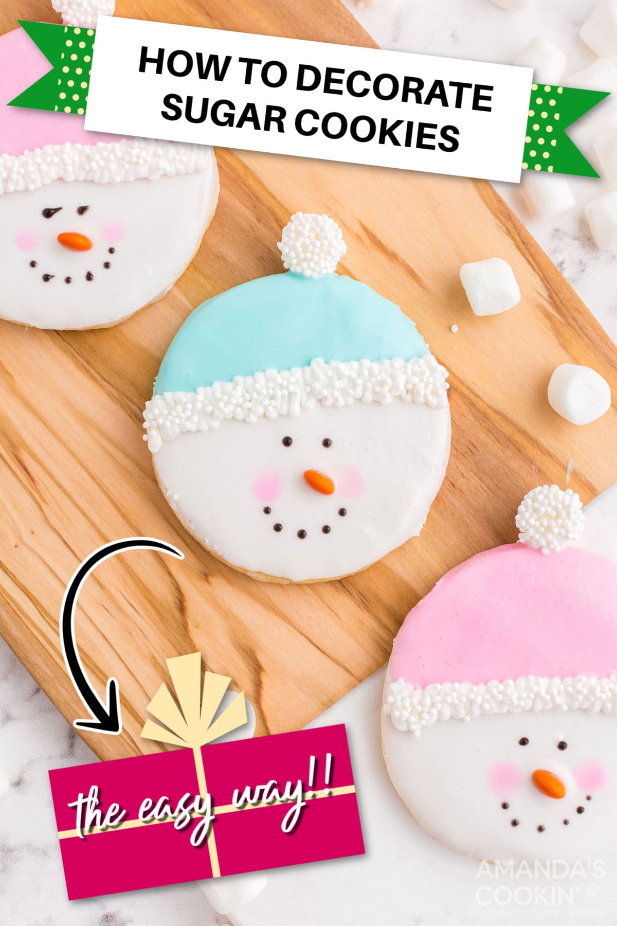 Easy Decorated Sugar Cookies - Amanda's Cookin' - Tips & Tricks