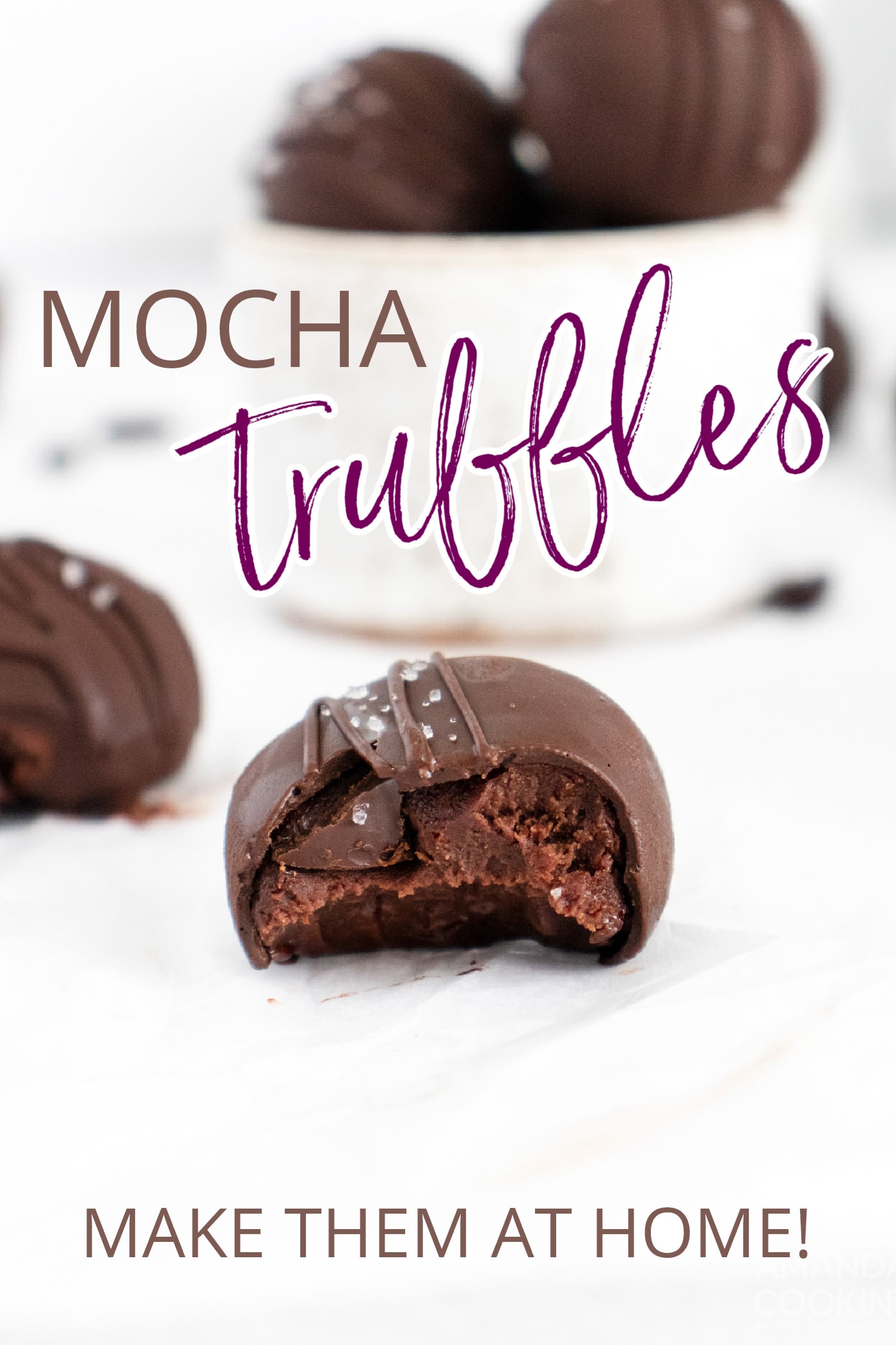 Mocha Truffles - Amanda's Cookin' - Candy