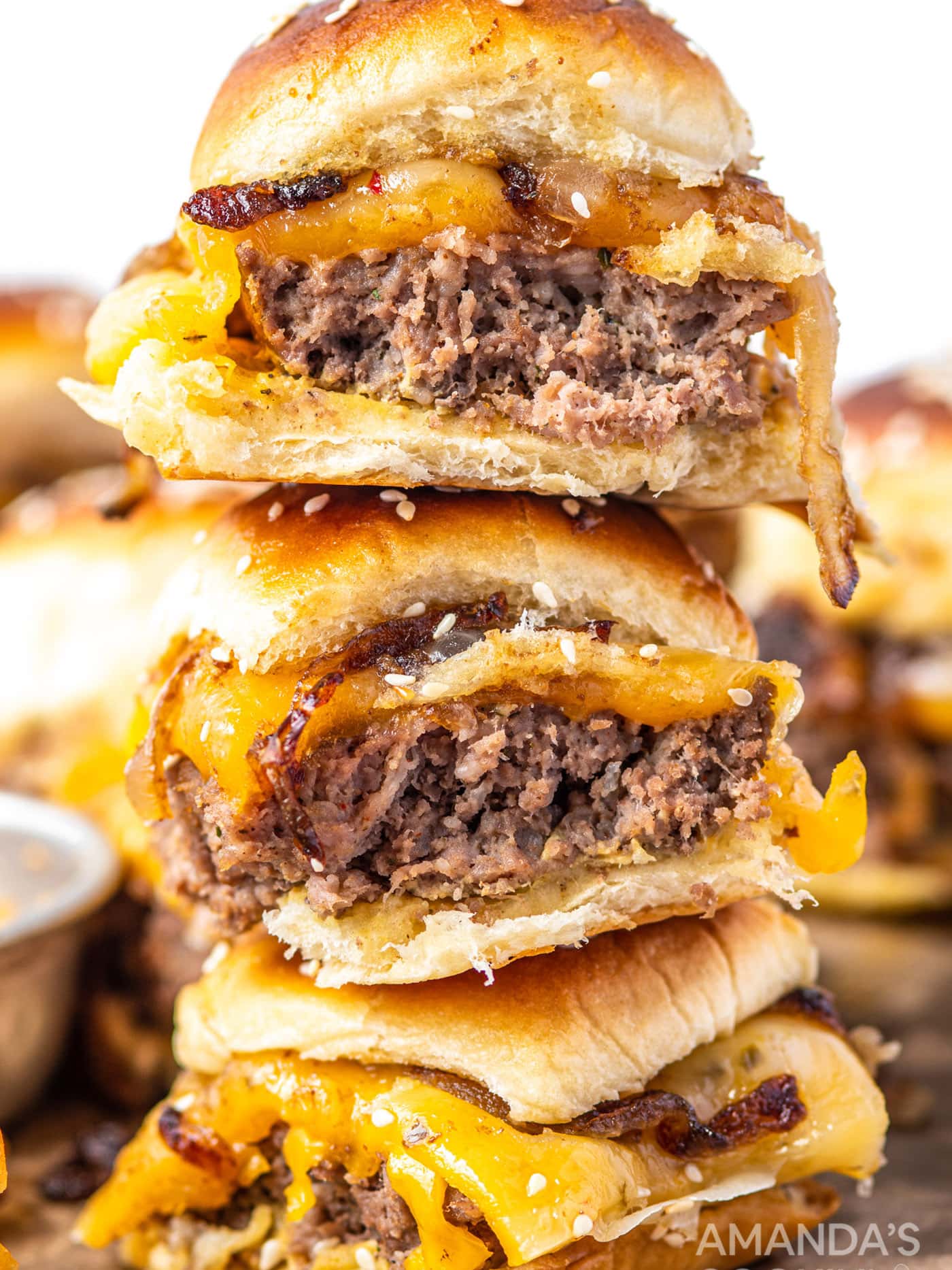 Cheeseburger Sliders Recipe - Amanda's Cookin'