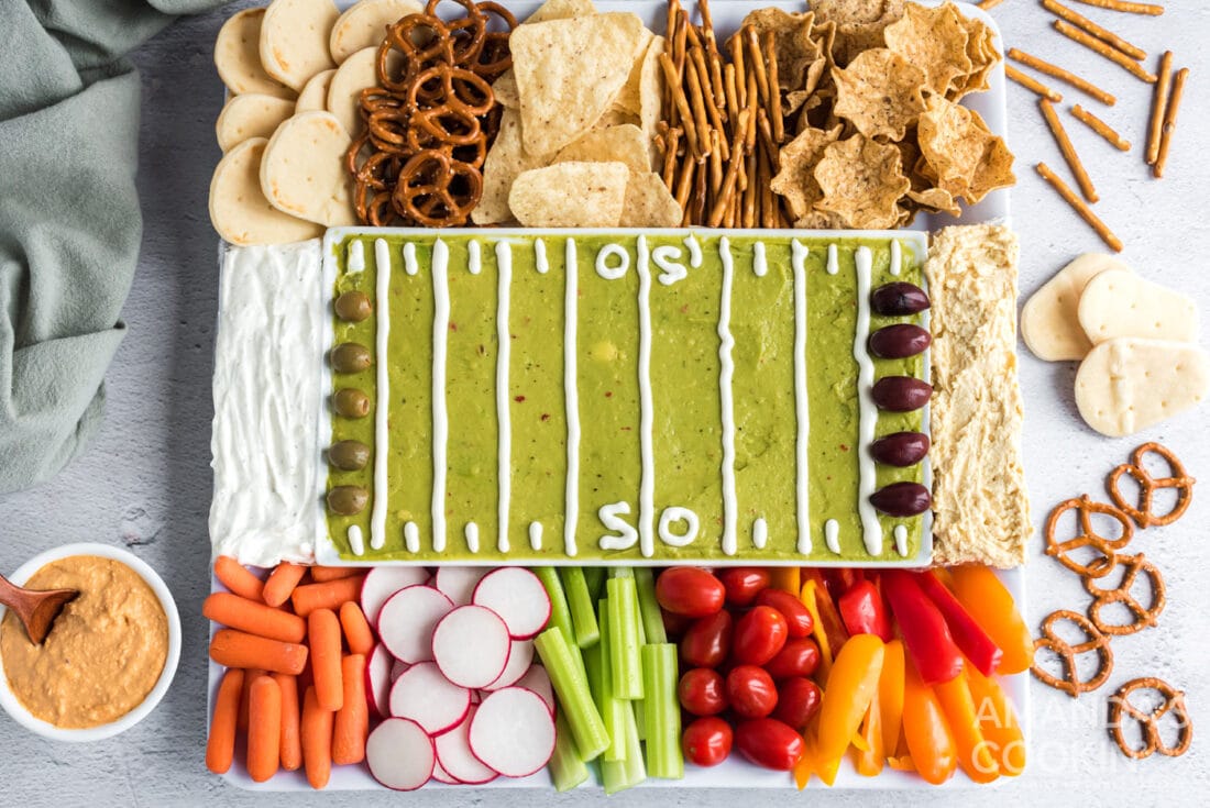 Football Party Tray - Amanda's Cookin' - Apps & Finger Foods