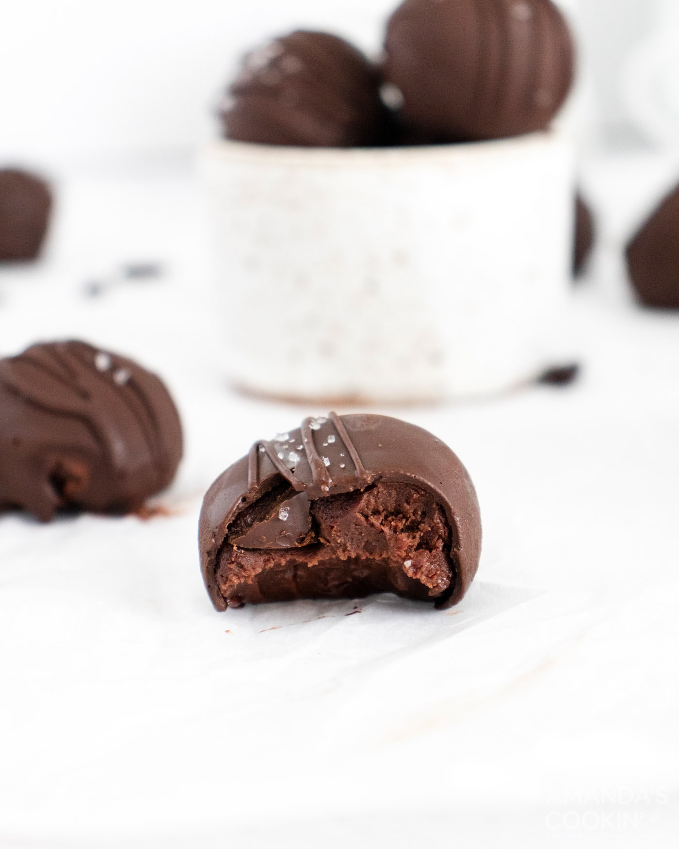 Mocha Truffles - Amanda's Cookin' - Candy