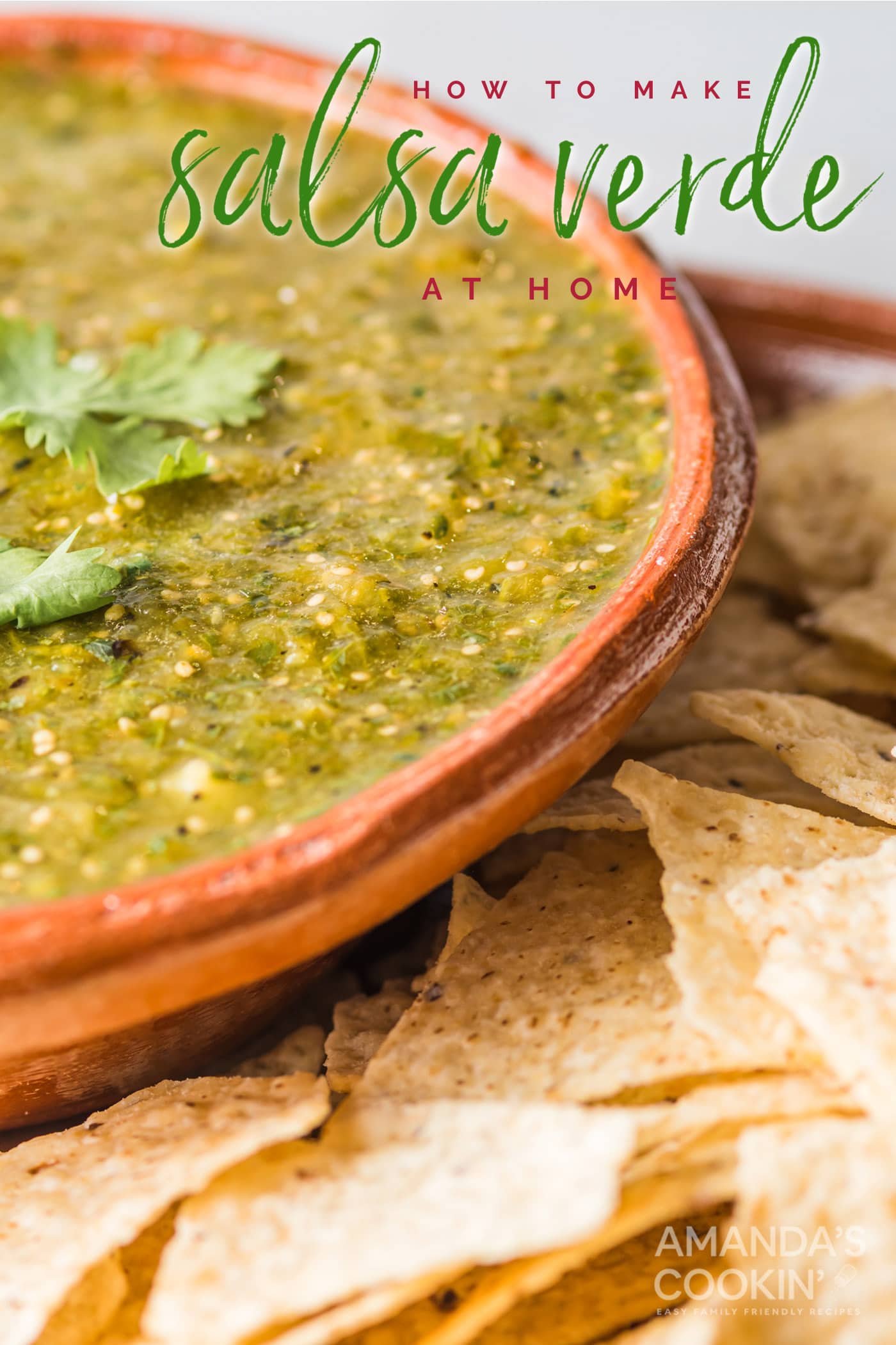 Salsa Verde (Green Salsa) - Amanda's Cookin' - Dips & Spreads
