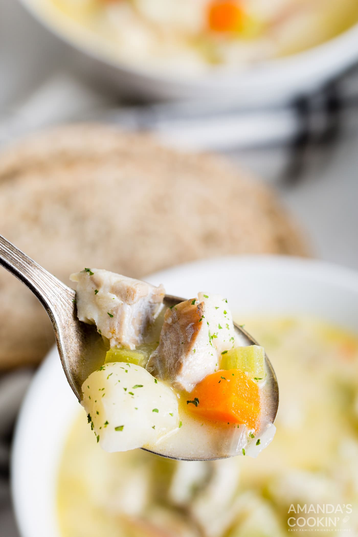 Fish Chowder - Amanda's Cookin' - Soup