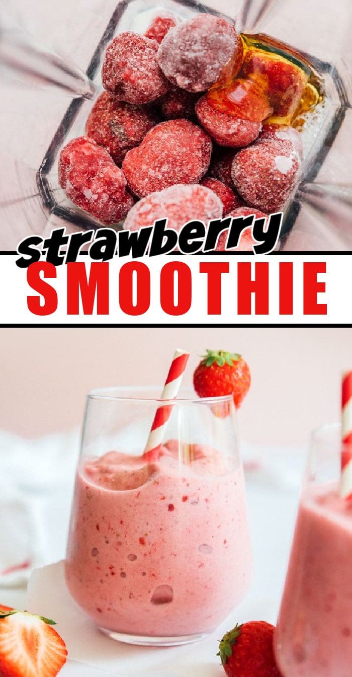 Strawberry Smoothie Recipe Amandas Cookin Smoothies