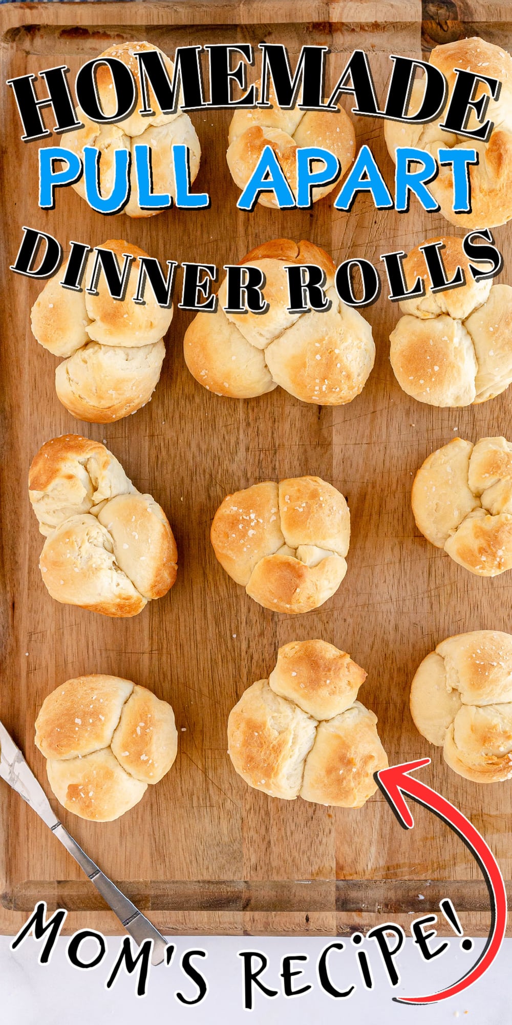 Homemade Pull Apart Dinner Rolls - Amanda's Cookin' - Biscuits & Rolls