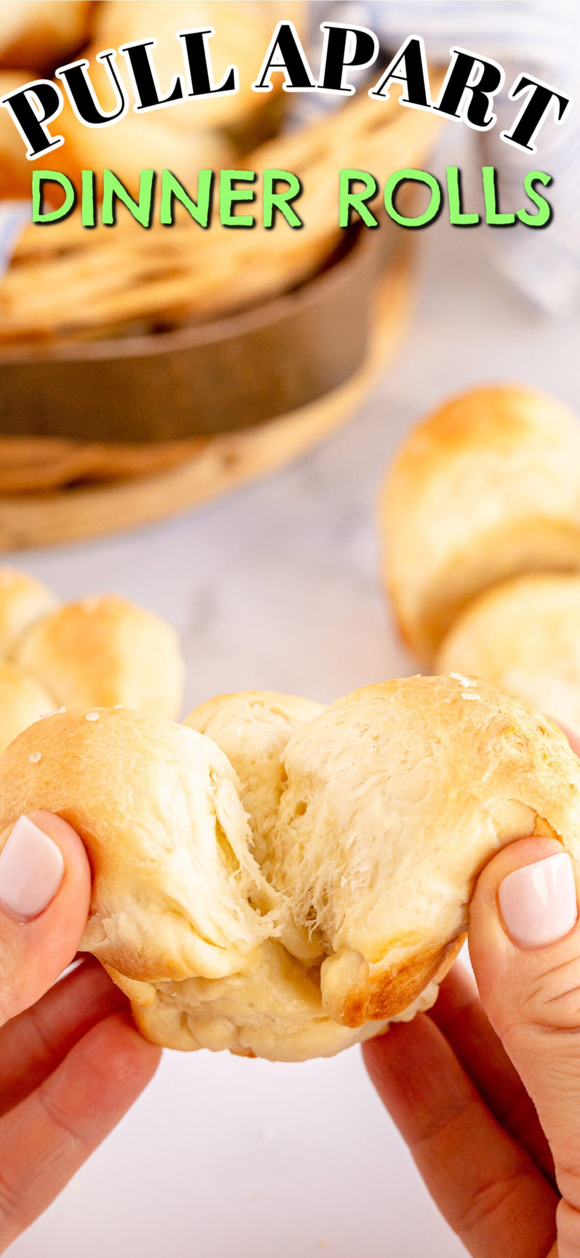 Homemade Pull Apart Dinner Rolls - Amanda's Cookin' - Biscuits & Rolls
